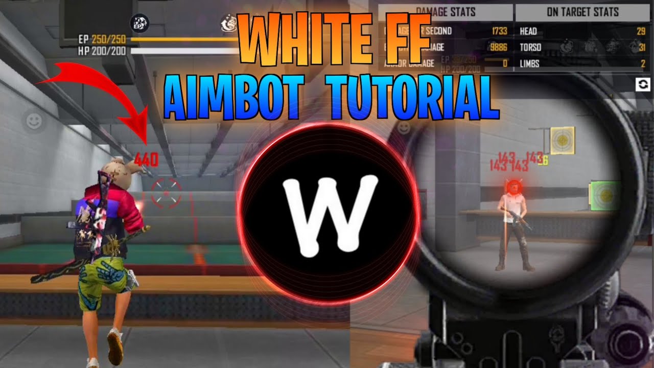 WHITE FF UMP AIMBOT TUTORIAL⚡🎯 - YouTube