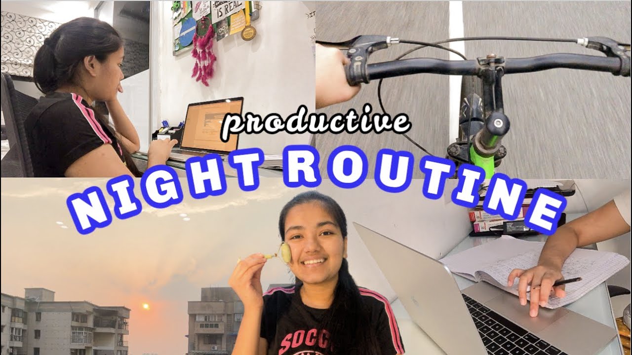 NIGHT STUDY VLOG ~ PRODUCTIVE NIGHT ROUTINE 2021 | Ananya Gupta - YouTube