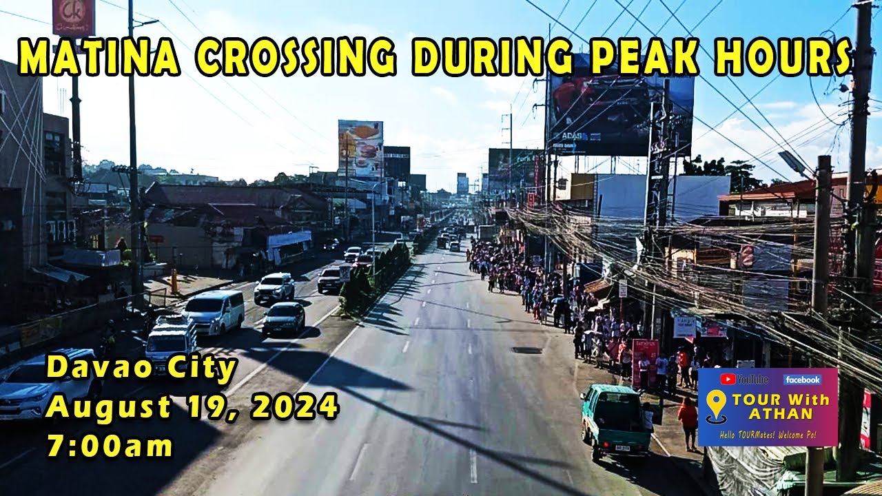 Peak Hours sa MATINA Crossing - YouTube