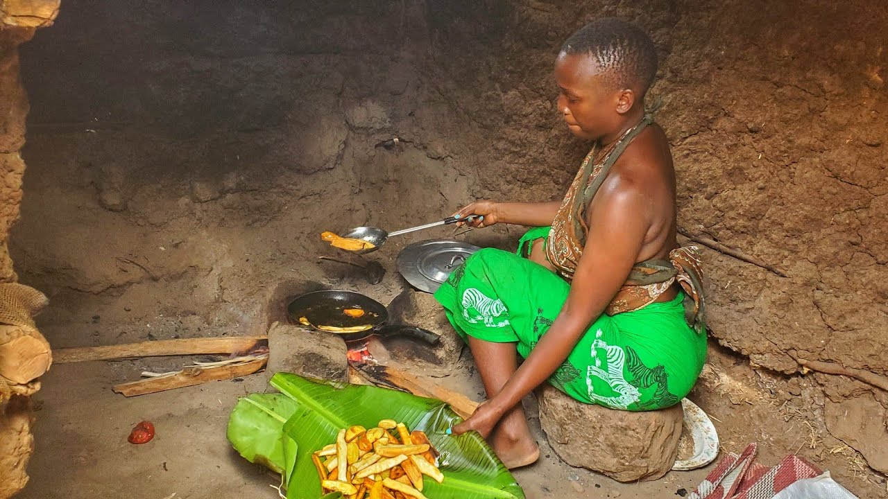 Cooking Tasty African Village Snacks // African Village Life - YouTube