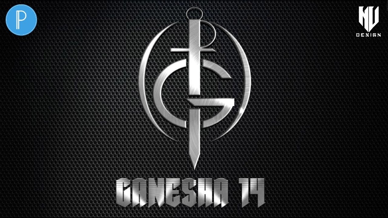 Cara Membuat Logo Monogram Inisal 1 Huruf G || PIXELLAB TUTORIAL - YouTube