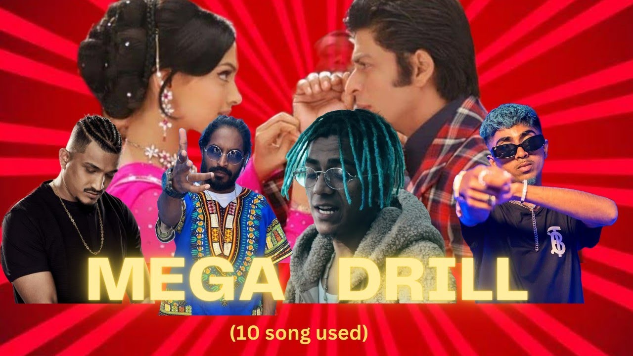 MEGA DRILL mashup | 10 song used | mc stan x vijay dk x emiway bantai x divine | - YouTube