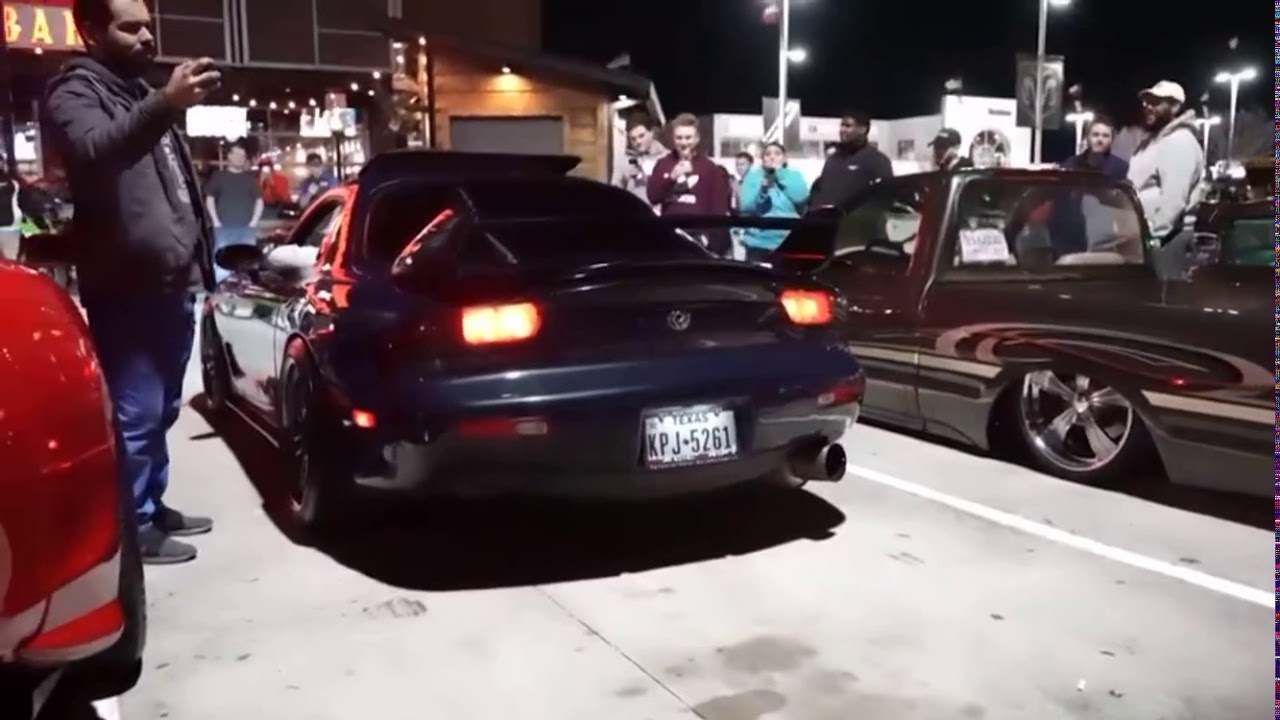 RX7 spitting flames!!!!! - YouTube