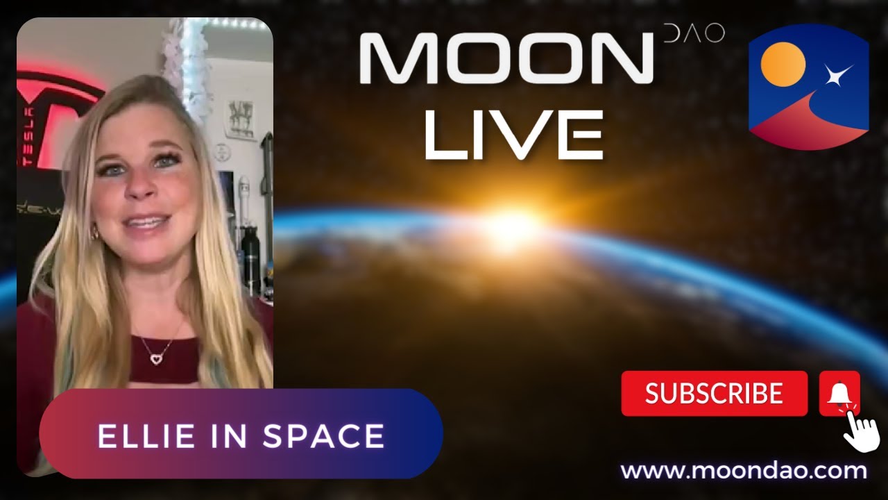 Ellie in Space on MoonDAO Live! - YouTube