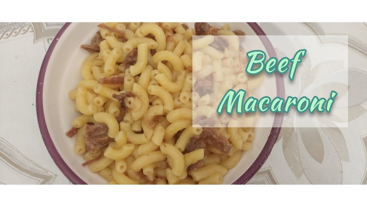 Beef Macaroni Recipe Tutorial - YouTube