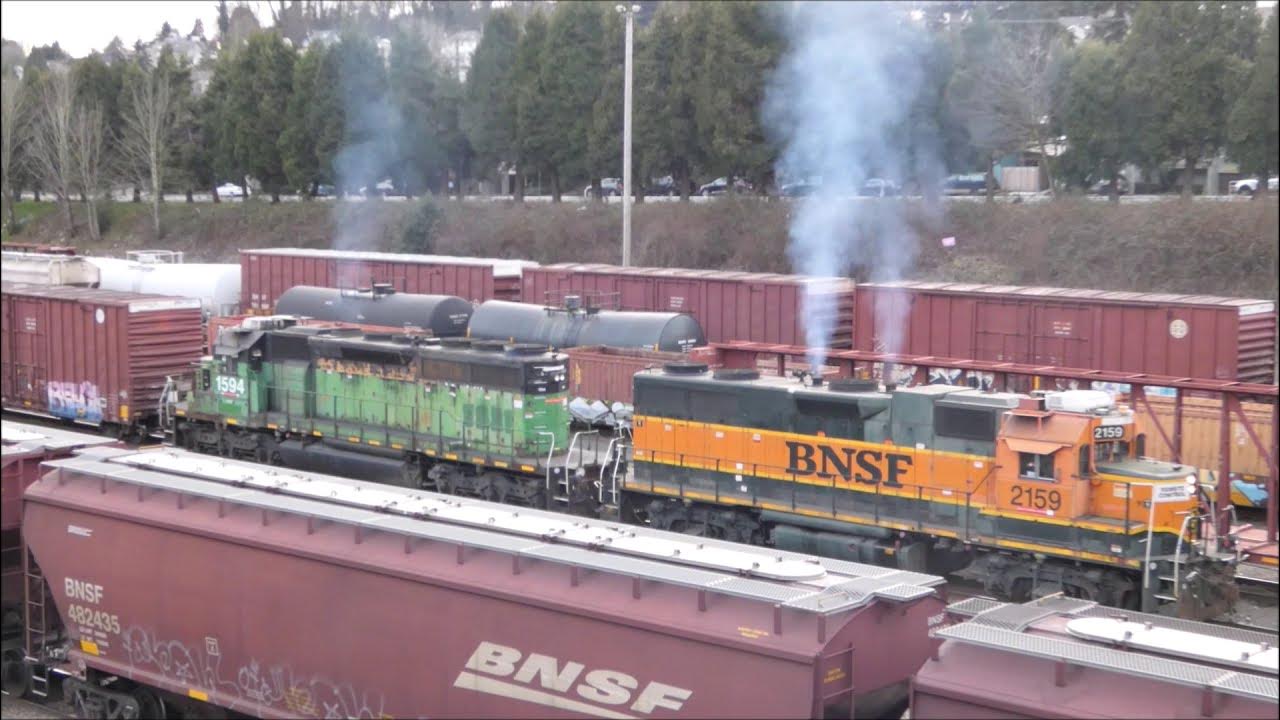 Seattle hump yard action! - YouTube