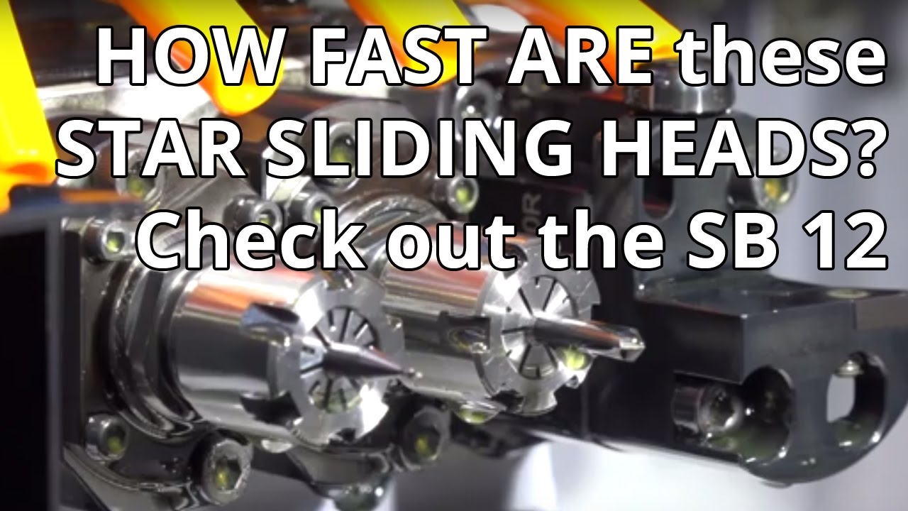 Star SB 12R sliding head lathe for sale - YouTube