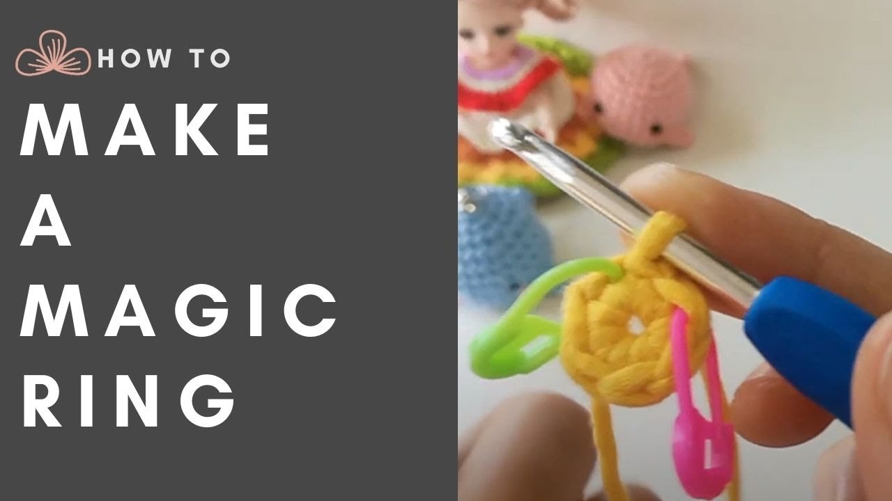 Round 1 - How to make a magic ring - YouTube