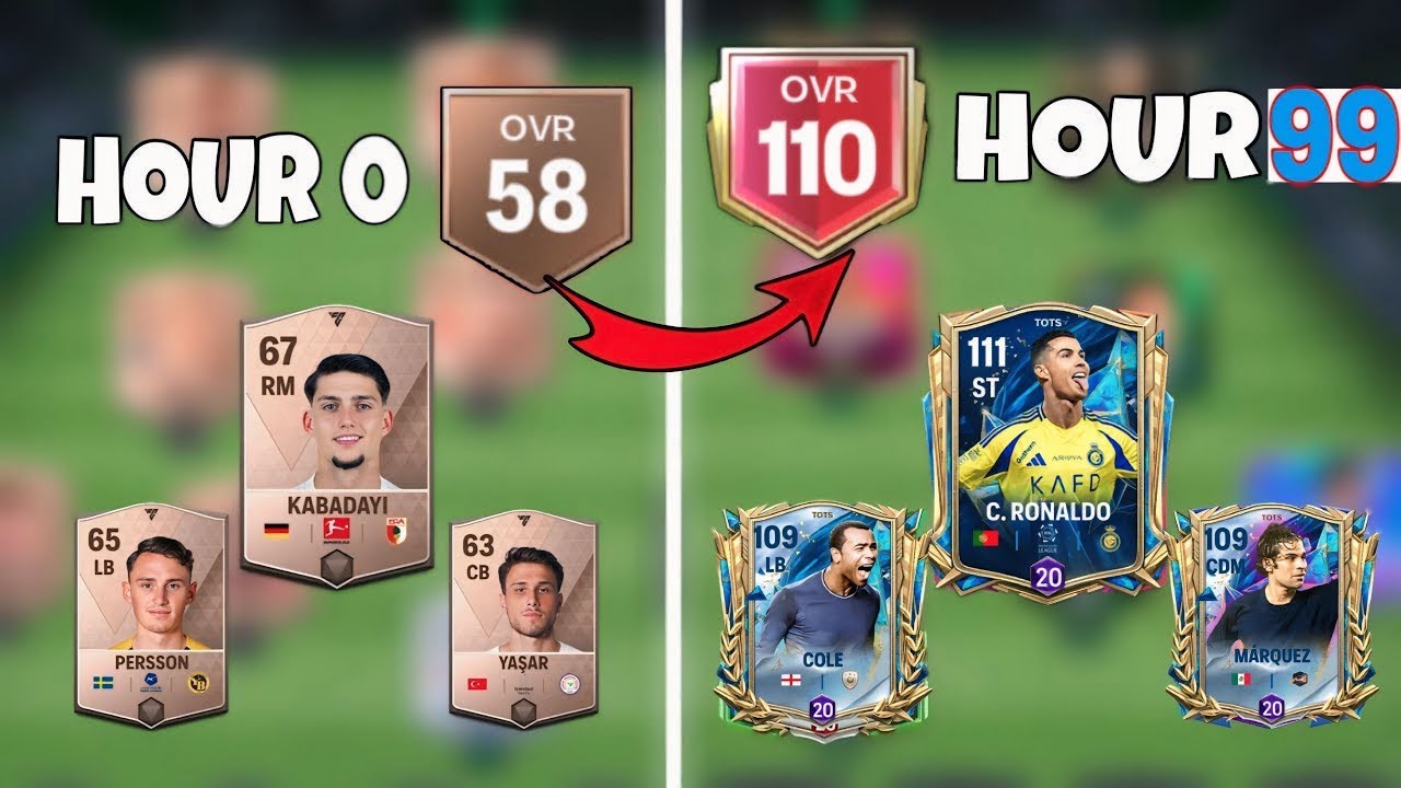 Can We Reached 112 OVR in 100 Hours (0$ Spent) - YouTube
