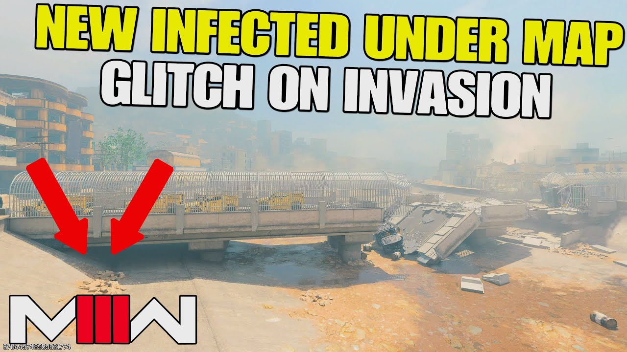 Modern Warfare 3 Glitches New Infected Under Map Glitch on INVASION, Mw3 Glitch, Infected Spots ...