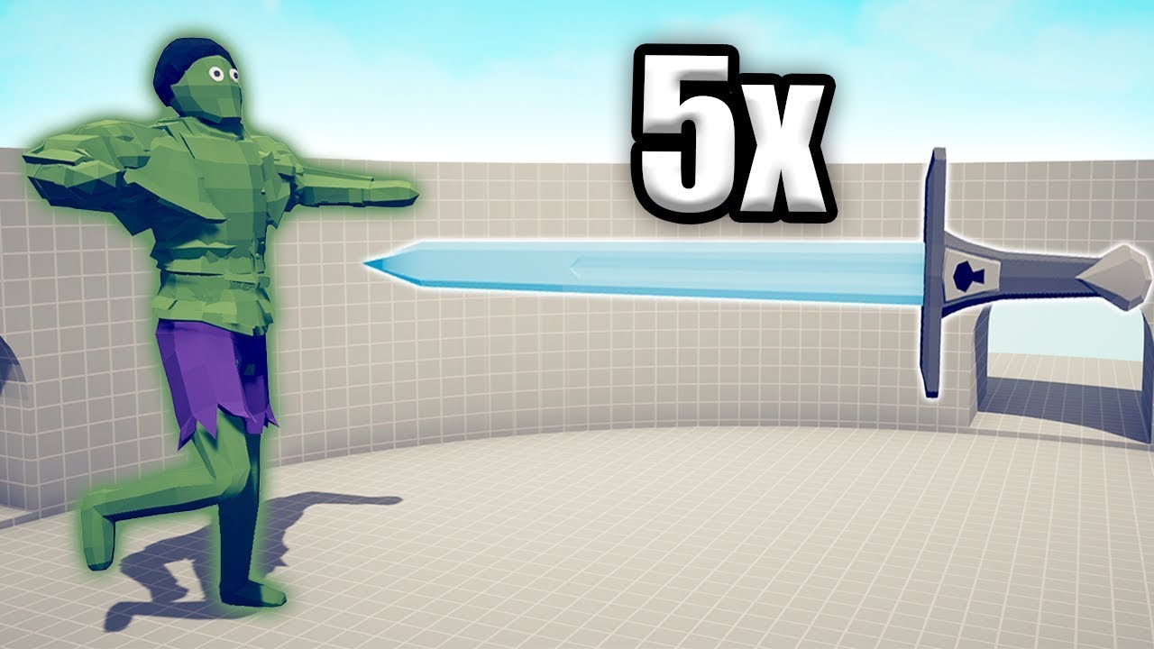 5x SWORDCASTER vs UNITS - TABS | Totally Accurate Battle Simulator 2025 ...