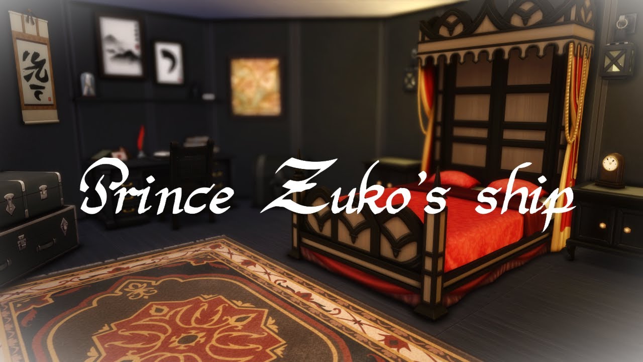 Decorating Prince Zuko's ship | Avatar: the last airbender | Sims 4 ...