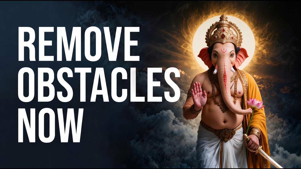 WEDNESDAY SPECIAL|REMOVE OBSTACLES & ATTRACT PROSPERITY|GANESH MANTRA ...