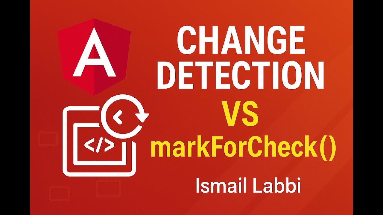 Angular : detectChanges() VS markForCheck() – Tout ce que tu dois savoir ! - YouTube