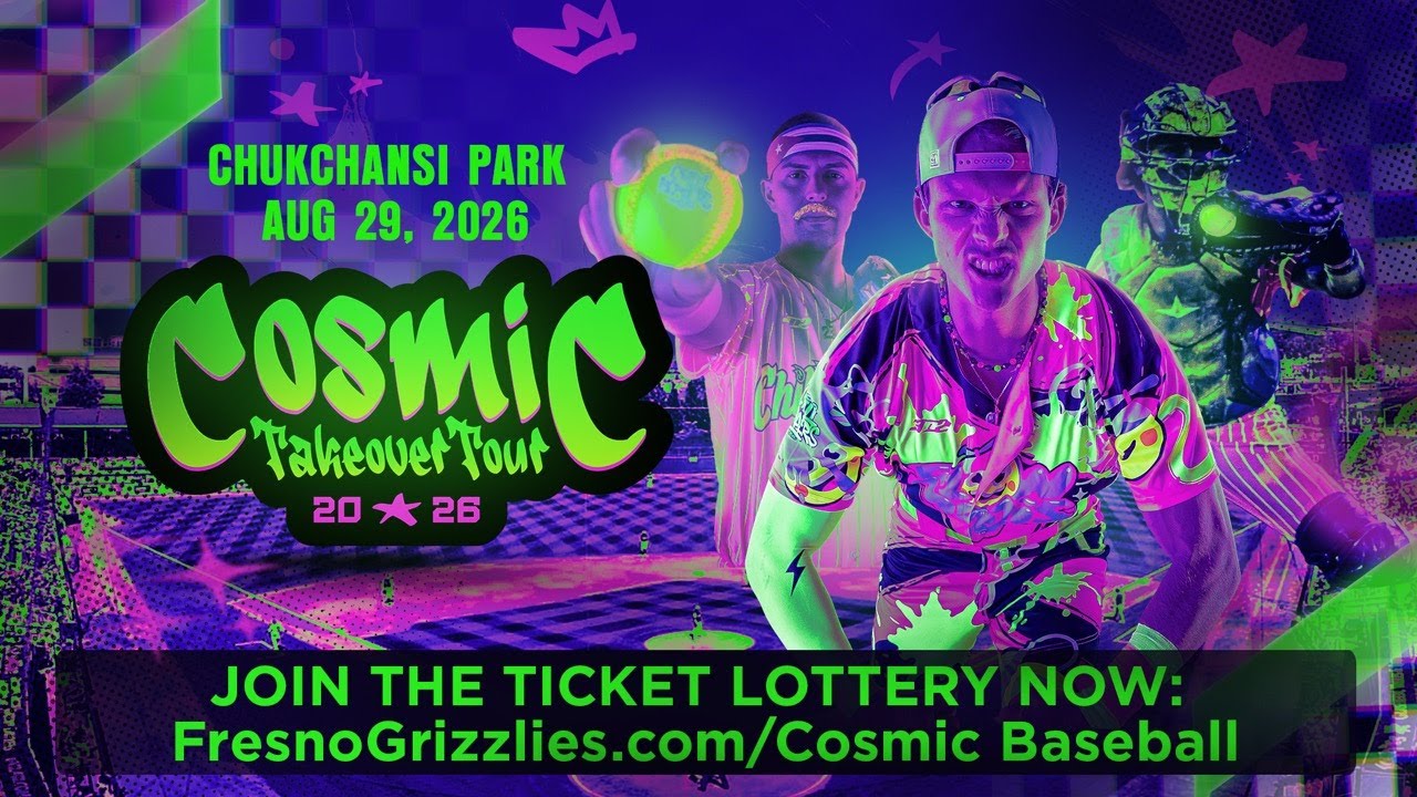 Cosmic Baseball - Coming to Chukchansi Park August 29, 2026 - YouTube