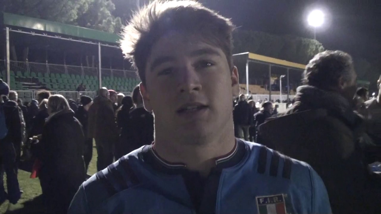 Rugby: Italia-Irlanda U20 - Intervista a Antonio Rizzi, n.10 azzurro ...