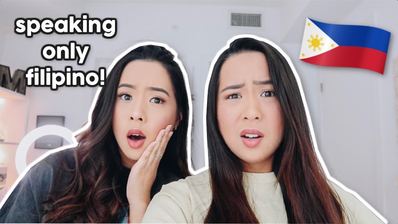 SPEAKING ONLY TAGALOG FOR 24 HOURS! (it was hard) - YouTube