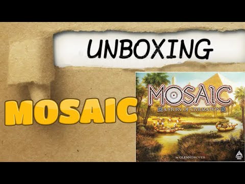 Mosaic Board Game Unboxing – Build an Ancient Civilization! 🏛️🌍 - YouTube