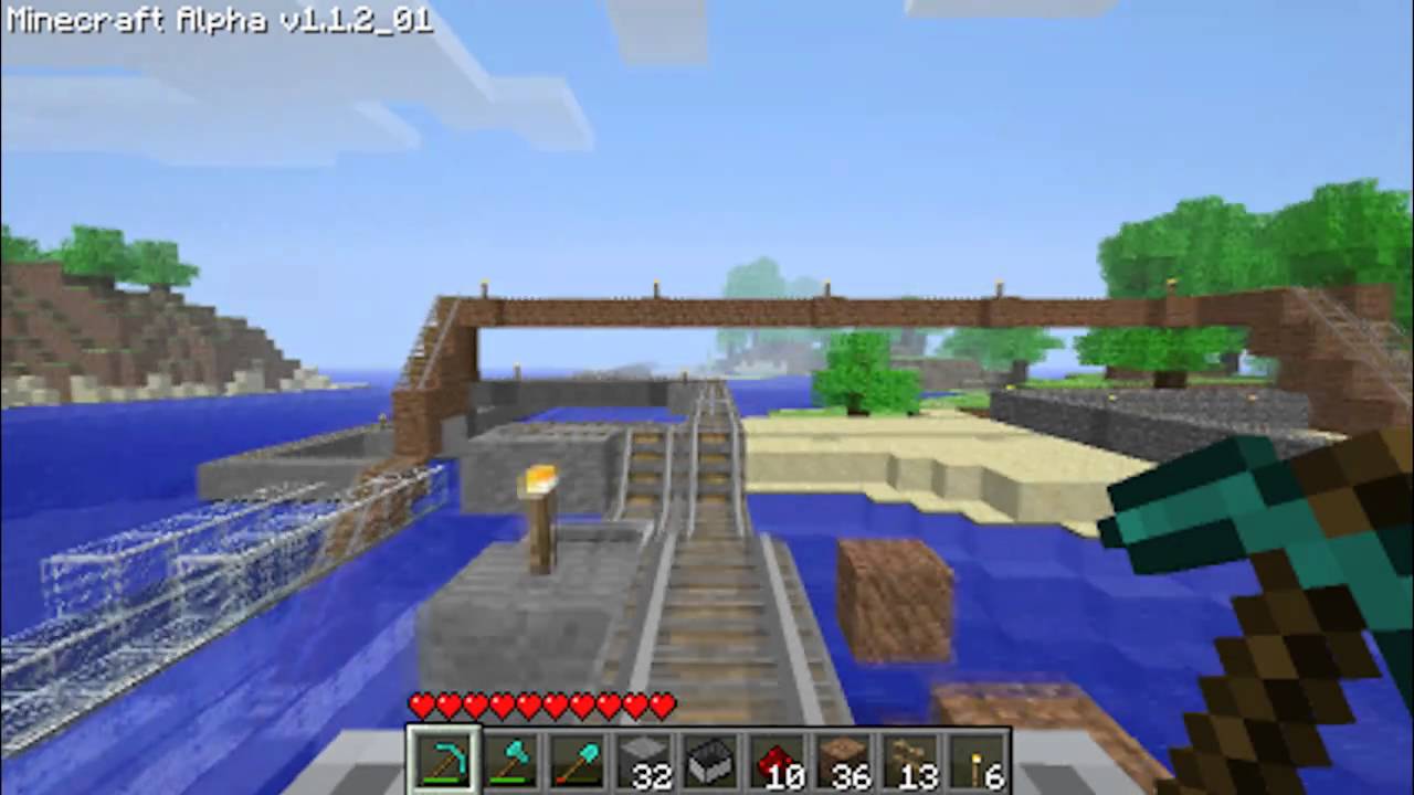 [Minecraft Alpha] Automated minecart system! - YouTube