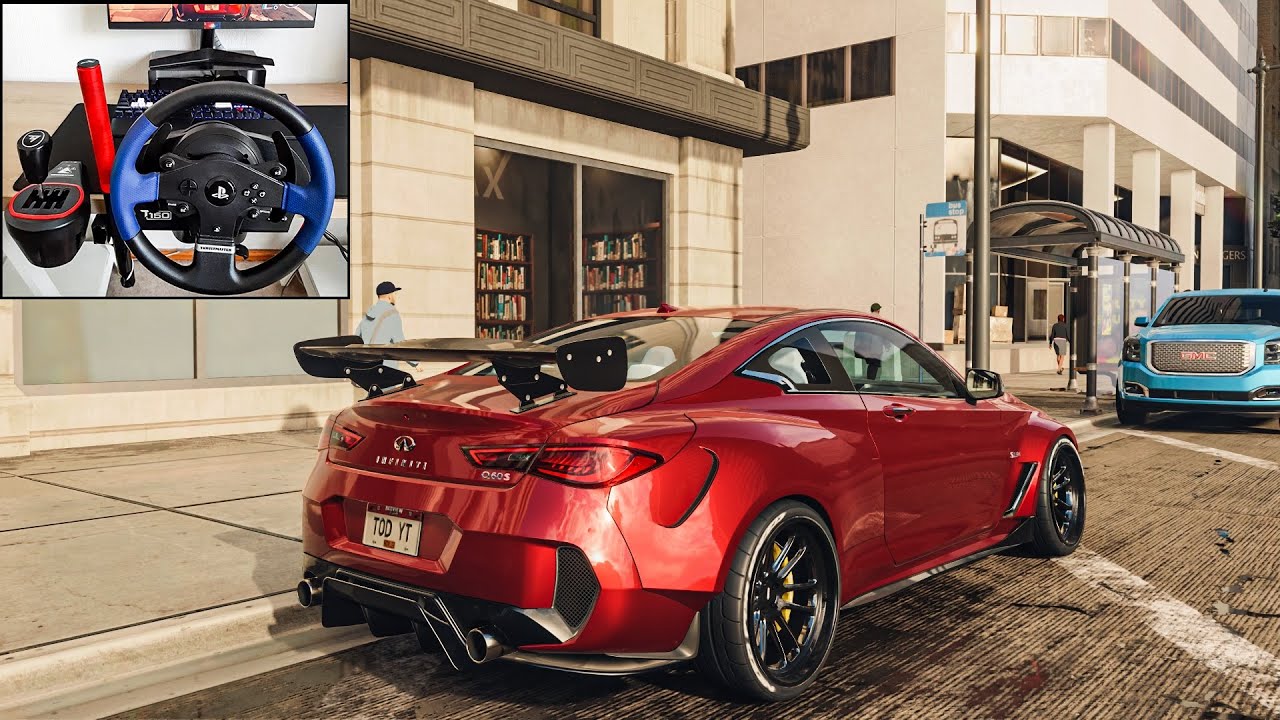 NFS Unbound | Infiniti Q60S | Steering Wheel Gameplay (Thrustmaster ...