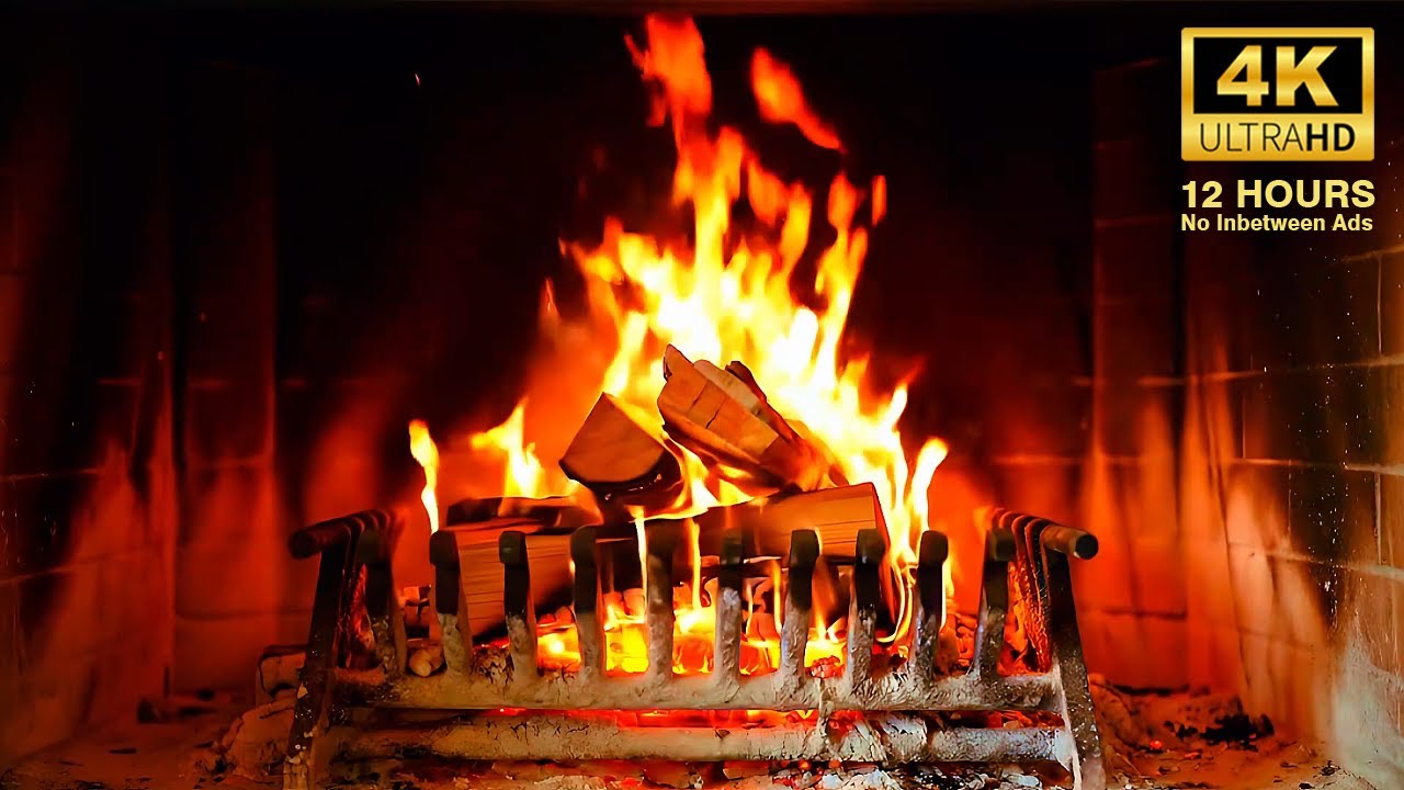 🔥 Natural Fire Crackles for Deep Rest 🔥 Relax at Home and Sleep ...