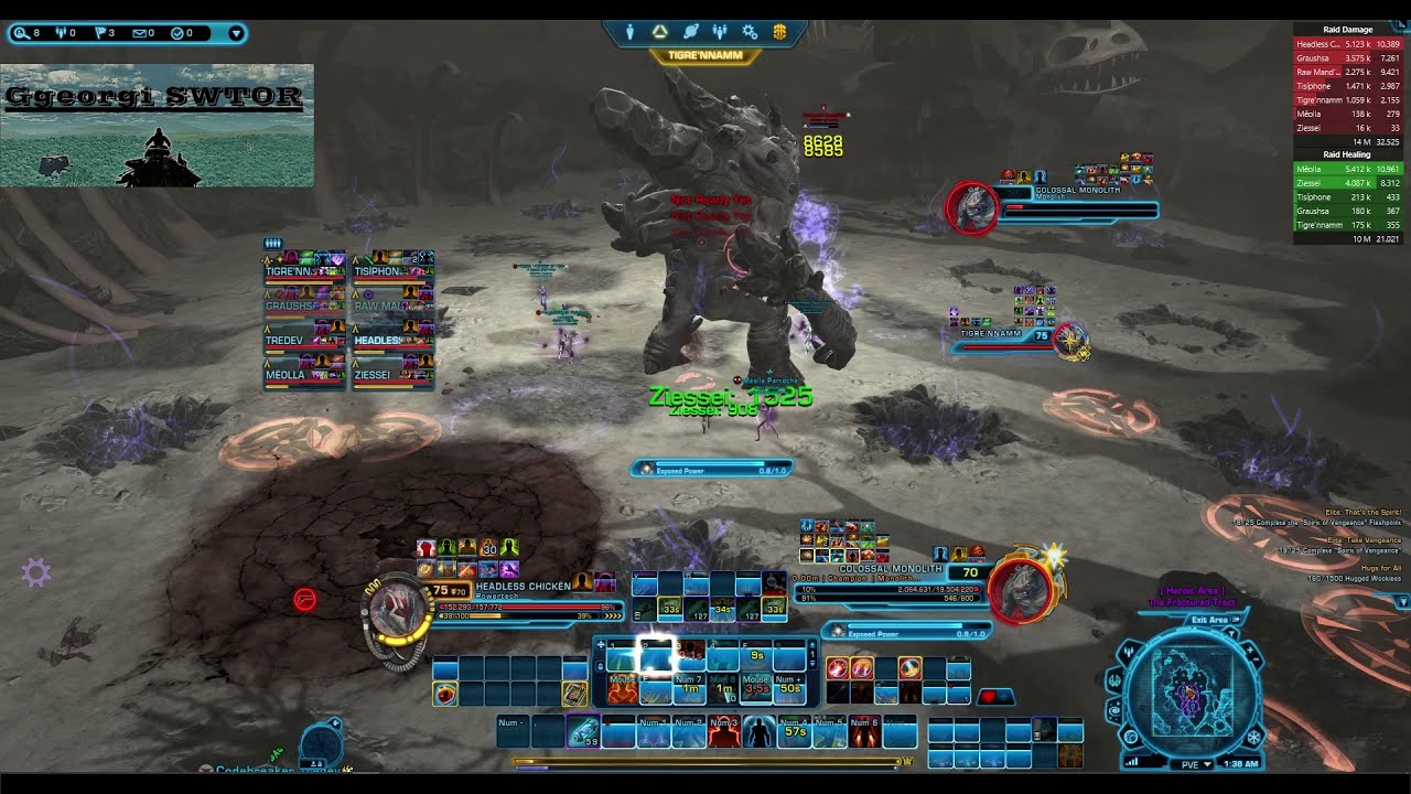 SWTOR - Colossal Monolith 8 hm/vm DPS PoV 6.2. - YouTube