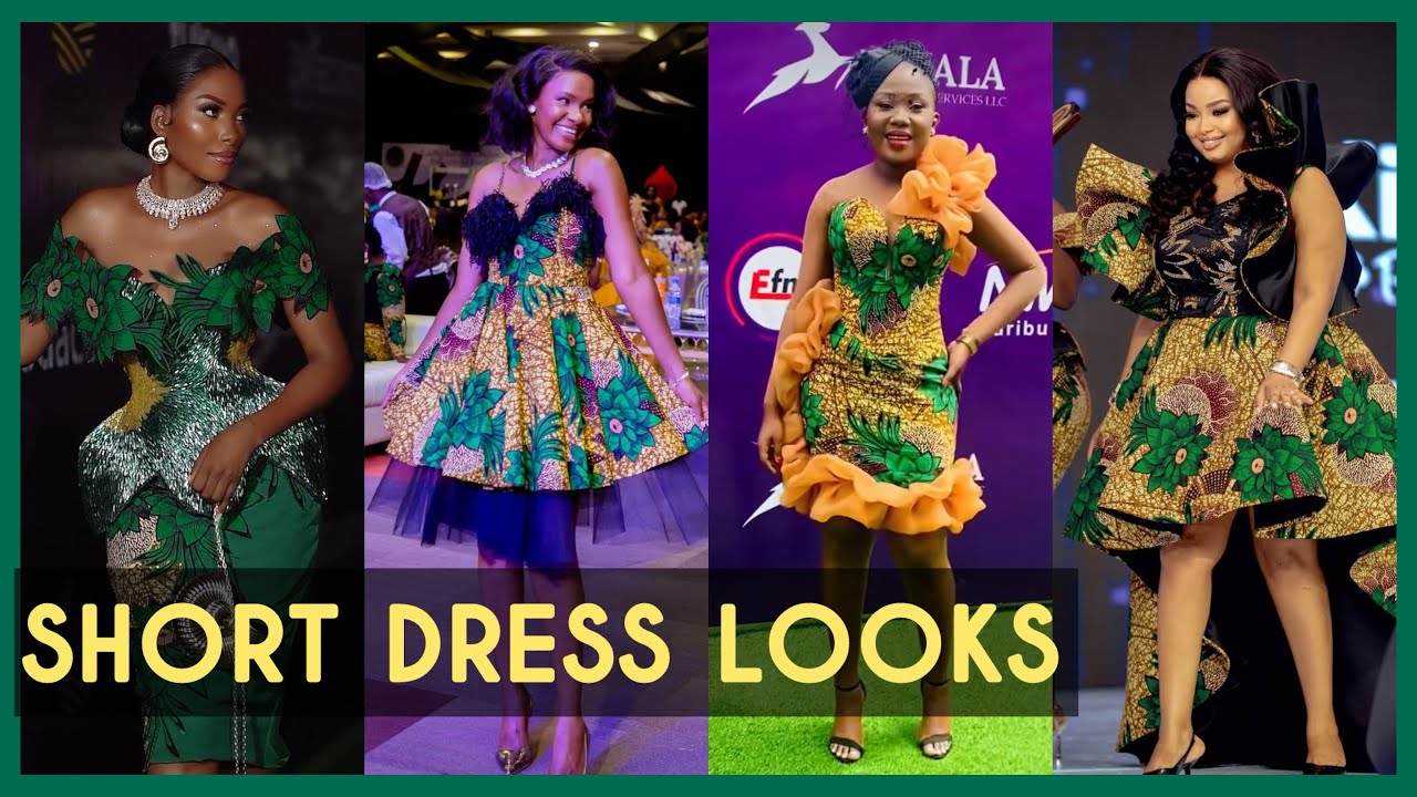 TOP 10 SHORT DRESS LOOKS KITCHEN PARTY GALA🔥 - YouTube