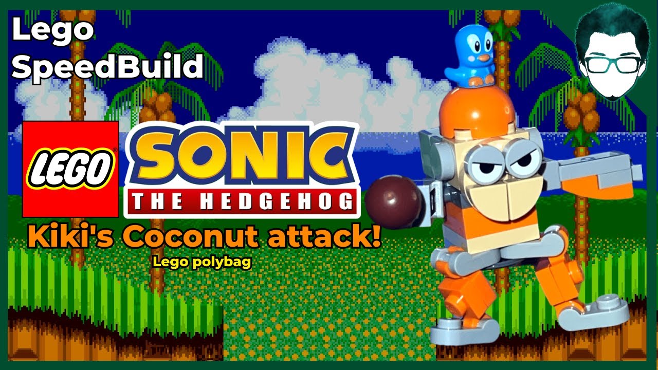 Lego Sonic the Hedghog : Kiki's Coconut attack! (Timelaps Build) - YouTube