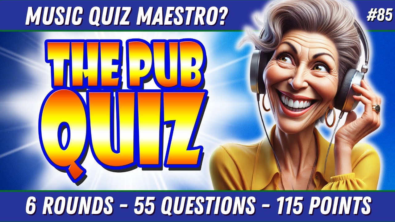 MUSIC QUIZ | 55 Banging TRIVIA NIGHT PUB QUIZ Questions To Ace! - YouTube