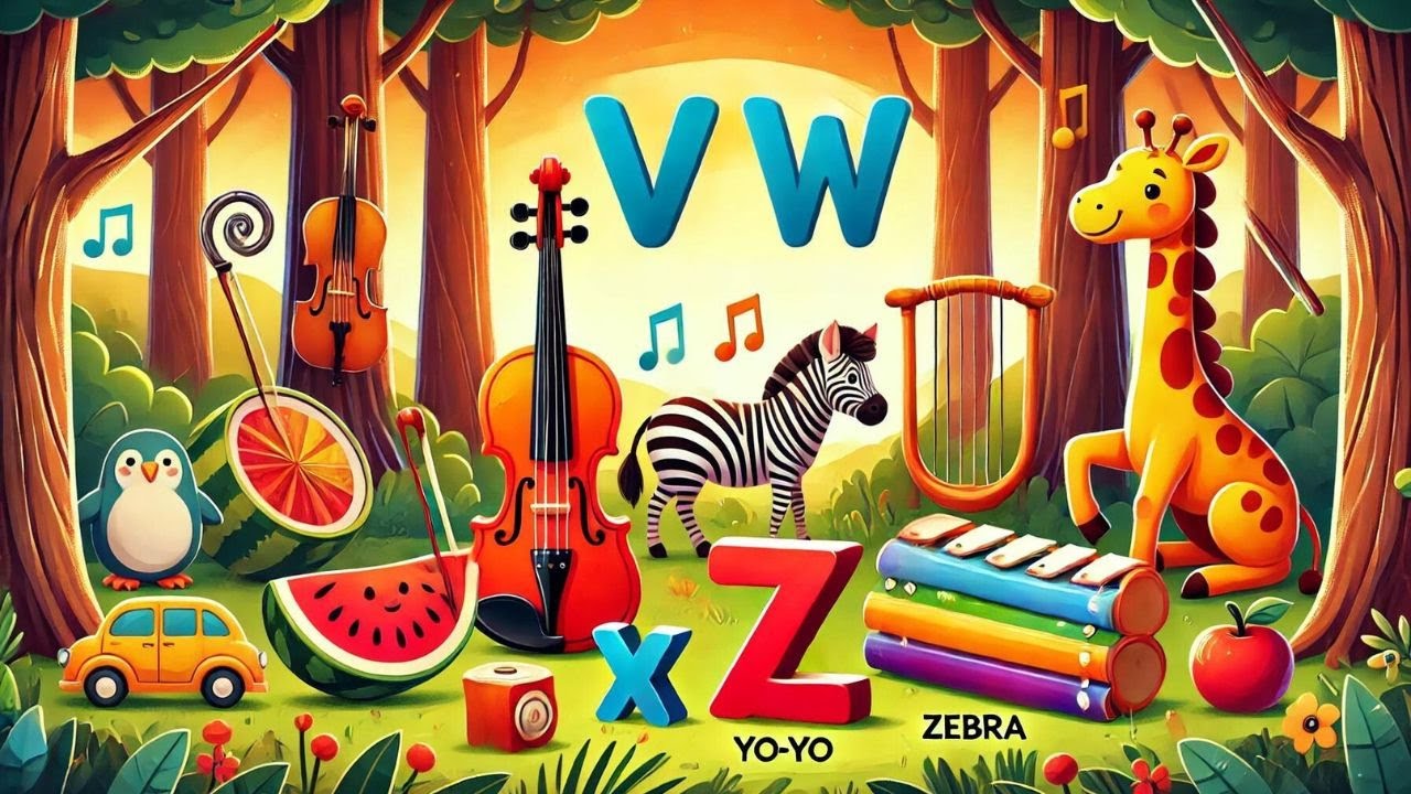 ABC Adventure: Fun with Letters V, W, X, Y, Z, | Learning and Play for ...