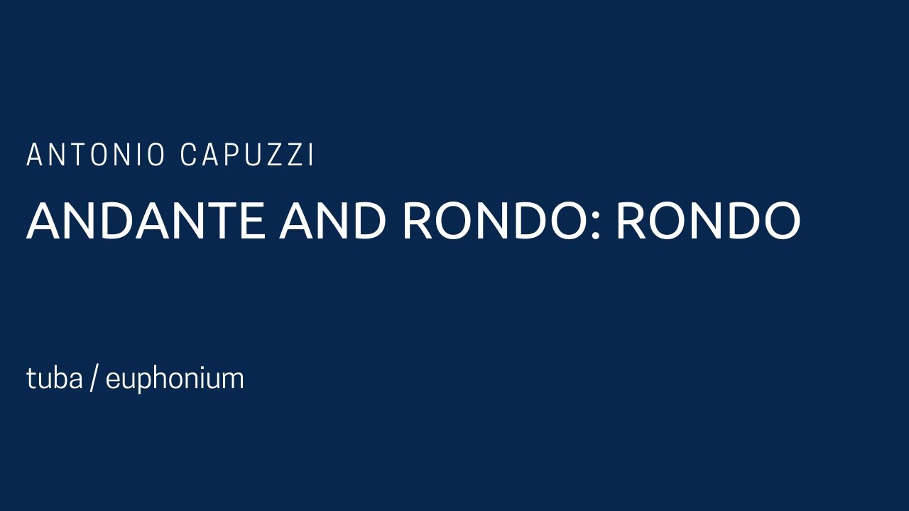 Antonio Capuzzi - Andante and Rondo: Rondo (piano accompaniment) - YouTube