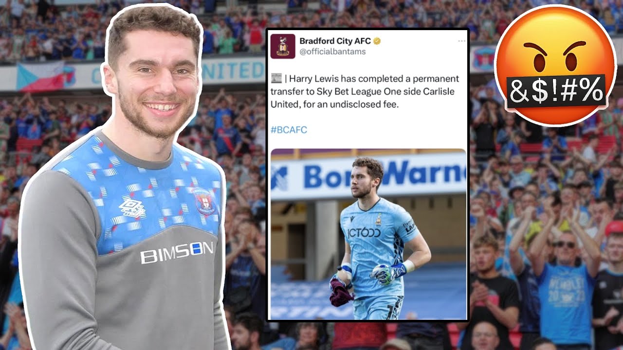 HARRY LEWIS JOINS CARLISLE UNITED FOR AN UNDISCLOSED FEE! - YouTube