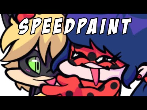 Redrawing Ladybug and Chatnoir as fnf characters - YouTube