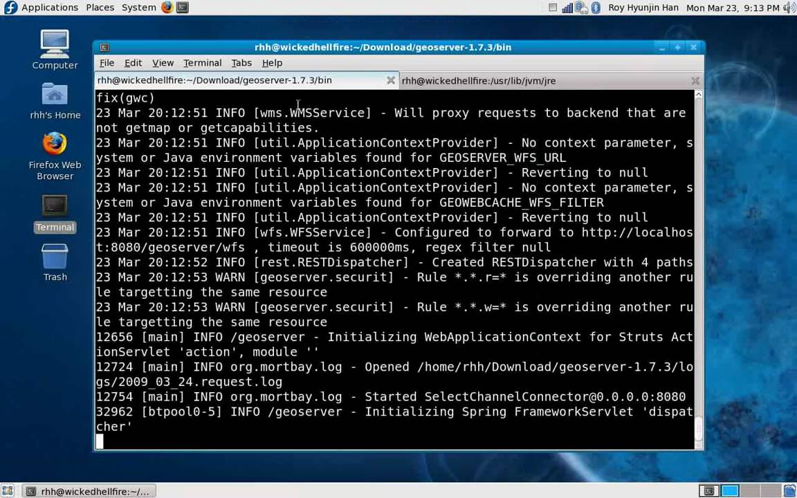 Install GeoServer on Fedora Linux - YouTube