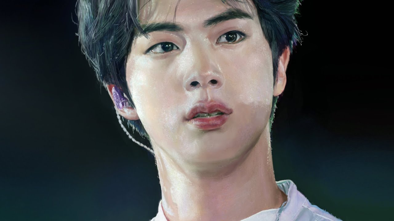 Drawing BTS: JIN 진 - YouTube