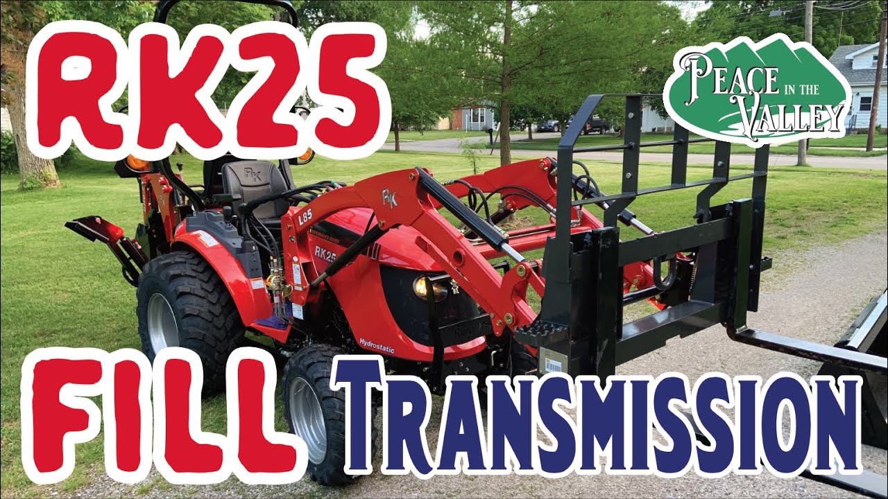 RK25 Adding Transmission Fluid - YouTube