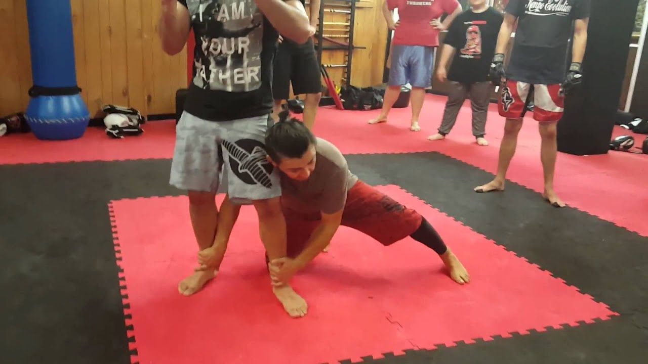 Takedown Drill At NoHo MMA with Coach Steve Baca - YouTube