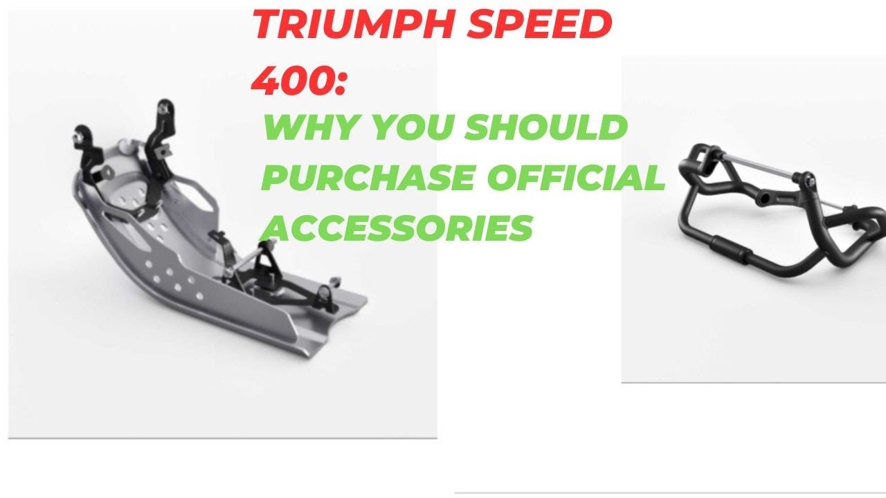 Triumph Speed 400 |official Accessories | - YouTube