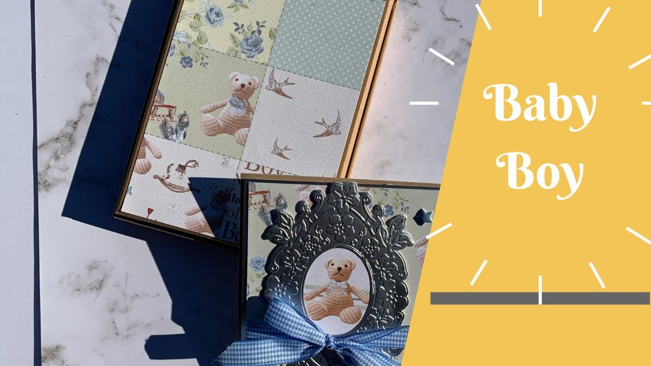 Custom Baby Box with Card Set - YouTube