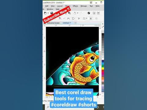 Best corel draw tools for tracing (adidas logo) #coreldraw #shorts #adidas - YouTube