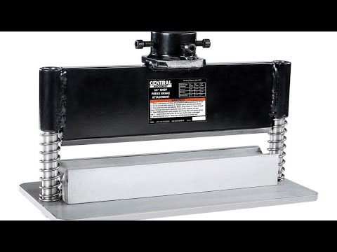 Harbor Freight 12 in. Shop Press Brake Attachment - YouTube
