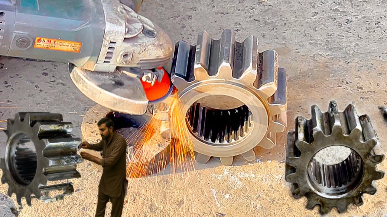 Broken Gear Fully Restored by Welding in Heavy Workshop! - YouTube