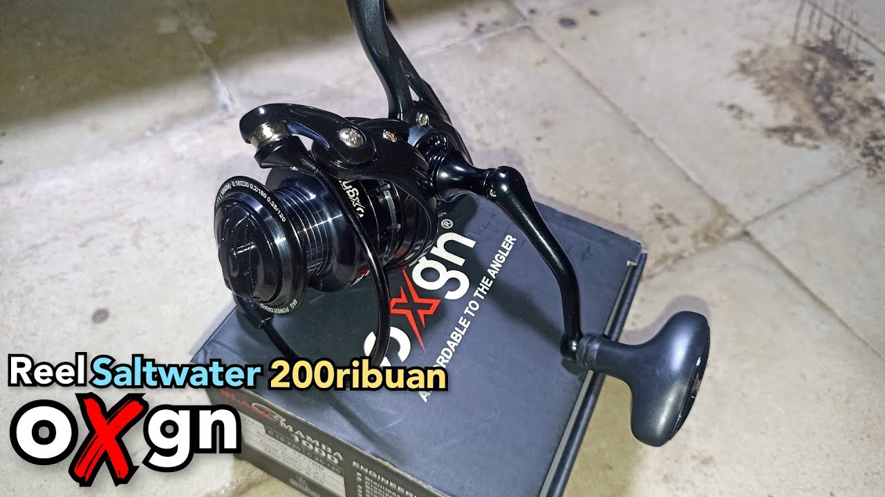 Reel OXGN Black Mamba Saltwater Review - YouTube