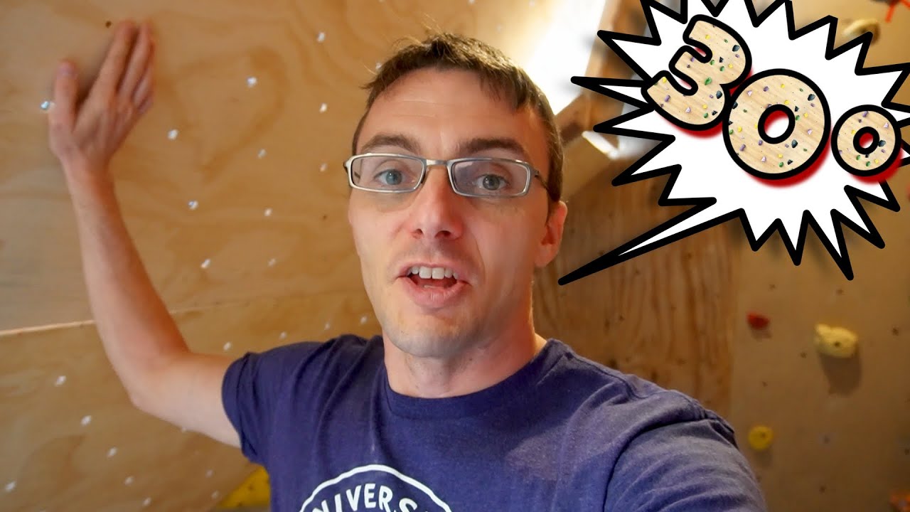 Adding Another Wall to a Home Climbing Gym - 30° overhang - YouTube
