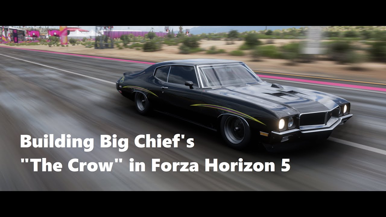 How to build Big Chief's "The Crow" in Forza Horizon 5 - YouTube
