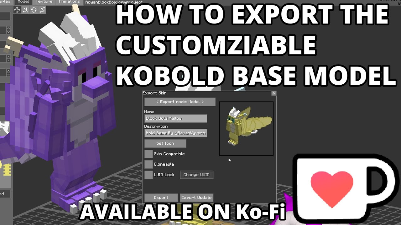 Public Customizable Kobold Base Model Setup! (Model on Ko-Fi) - YouTube