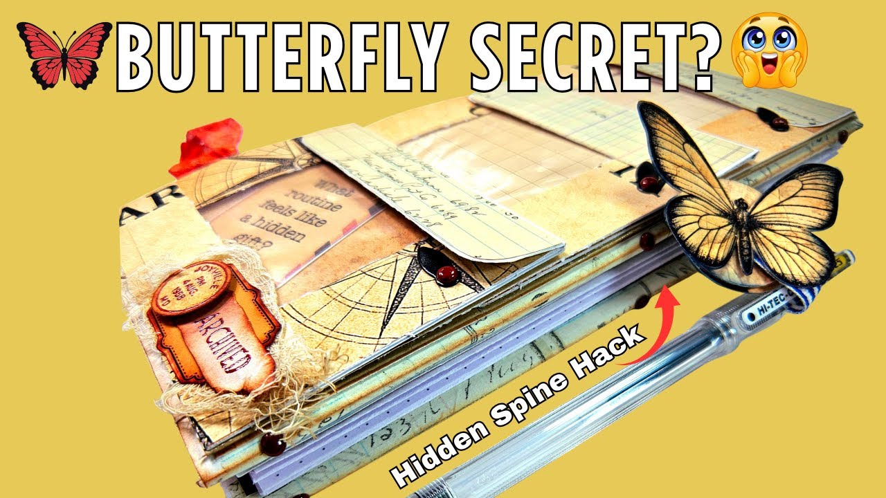 Create the MOST EPIC Junk Journal EVER with 6 SECRET Pockets - YouTube