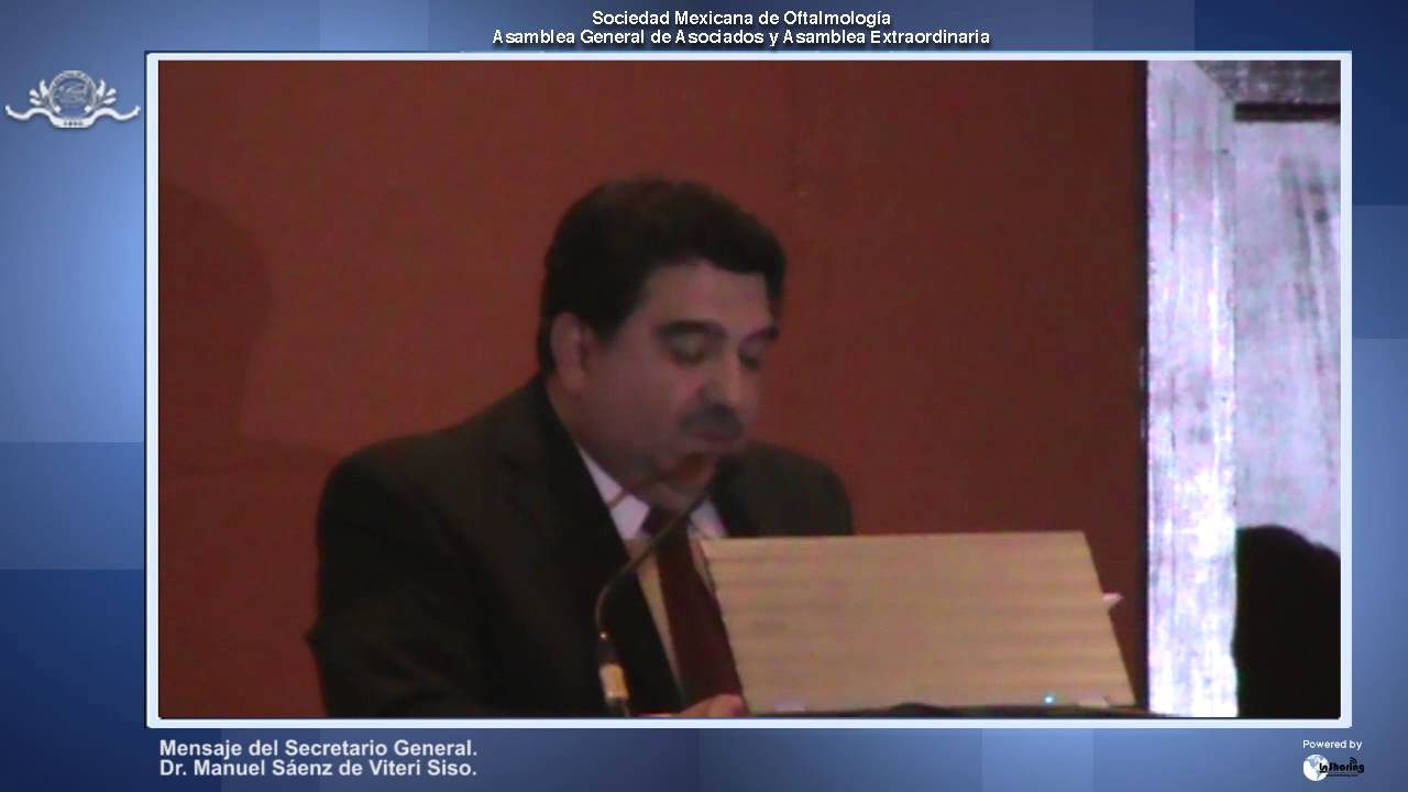 Mensaje del Secretario General - Dr. Manuel Sáenz de Viteri Siso - YouTube