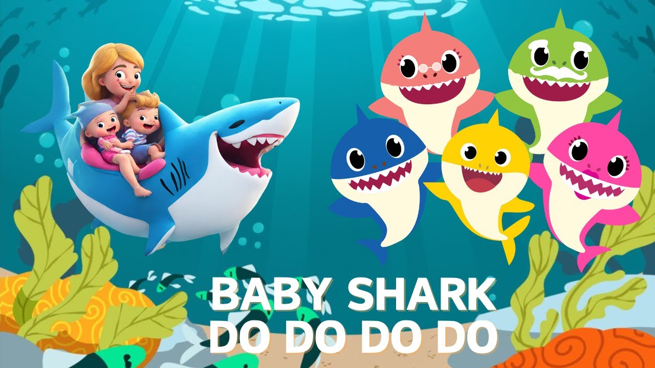 Colorful Baby Shark Dance for Kids 🎵 | Learn Colors in the Ocean 🌊 ...