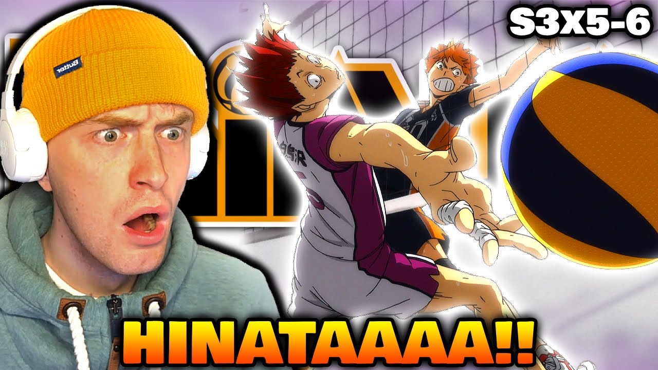 HINATA HIS LEFT HAND!!| Volleybal Fan REACTS To HAIKYUU S3 Episode 5-6 ...